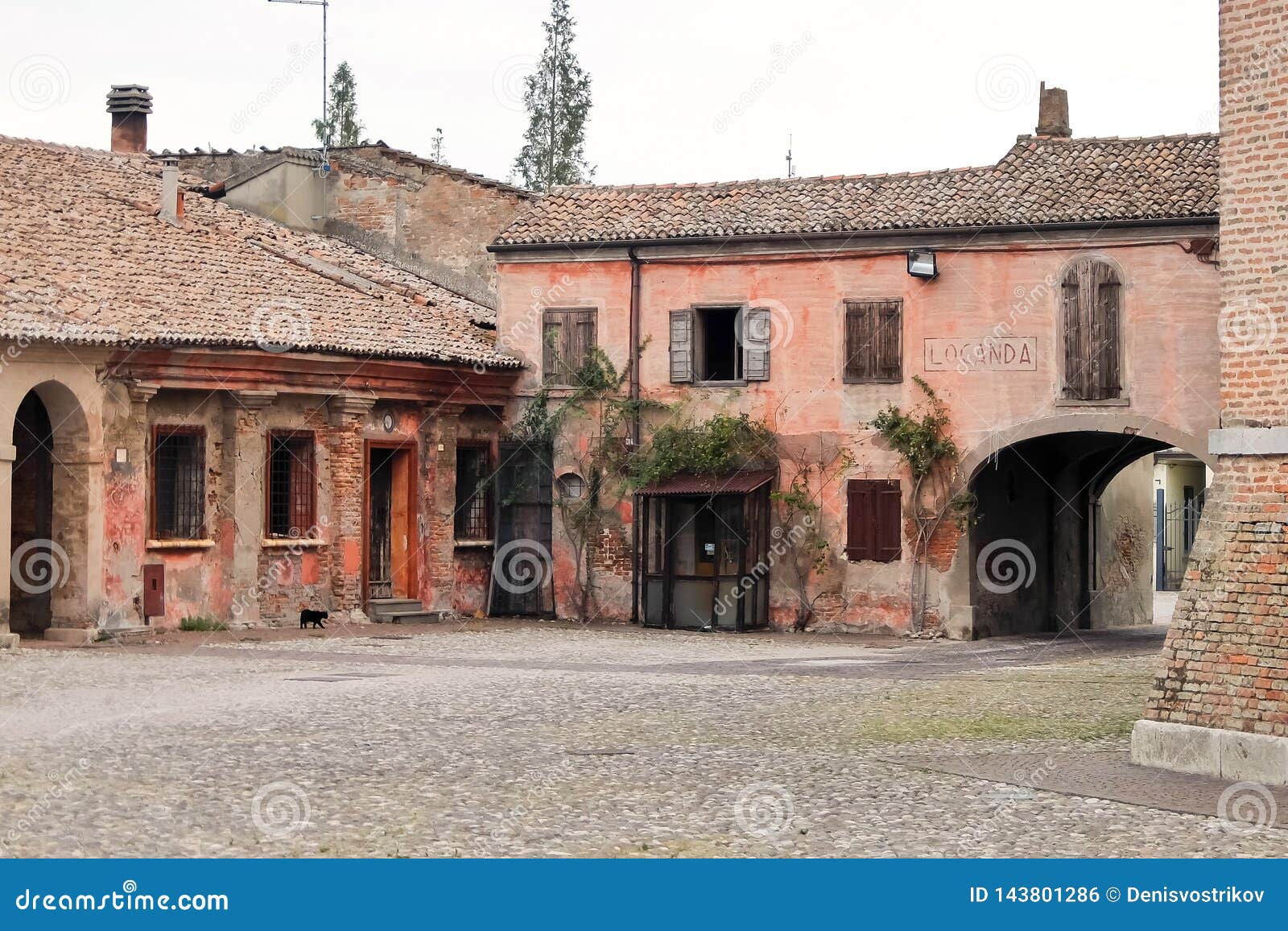 Mesola, Italy. Architectural Complex of the Castle of Mesola Editorial ...