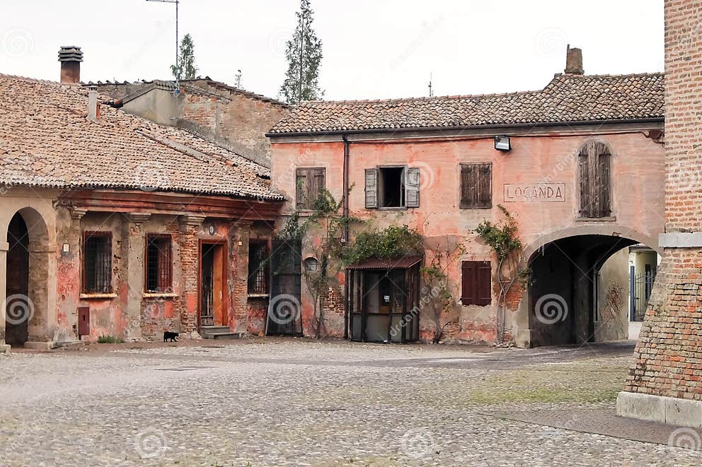 Mesola, Italy. Architectural Complex of the Castle of Mesola Editorial ...