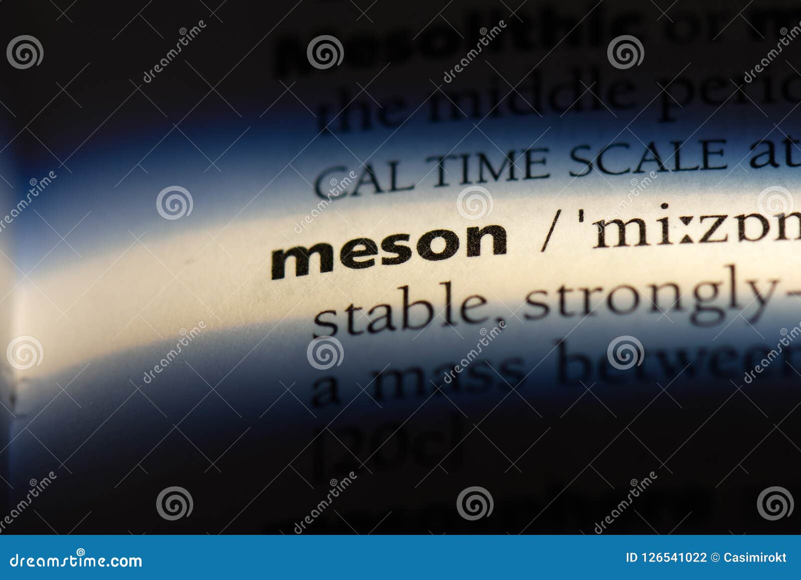 Meson stock photo. Image of book, meson, paper, isolated - 126541022