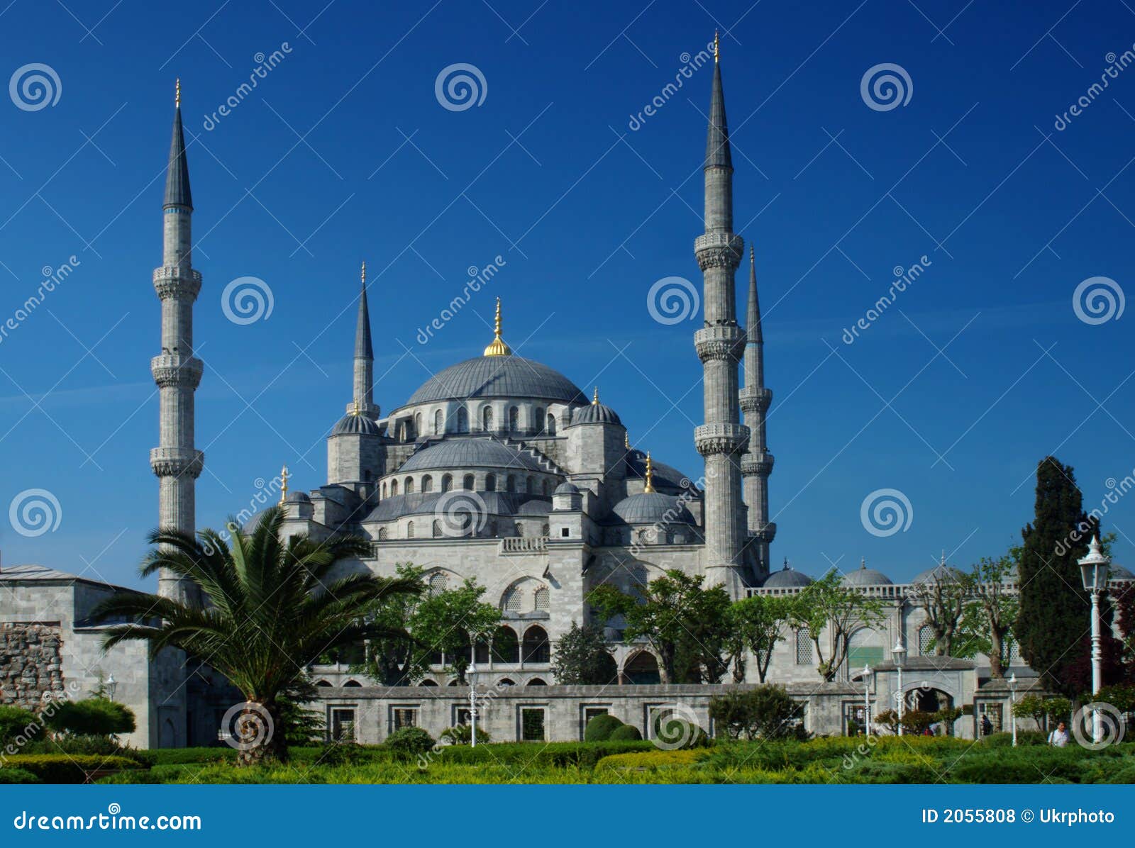 Mesquita azul foto de stock. Imagem de religioso, mesquita - 2055808
