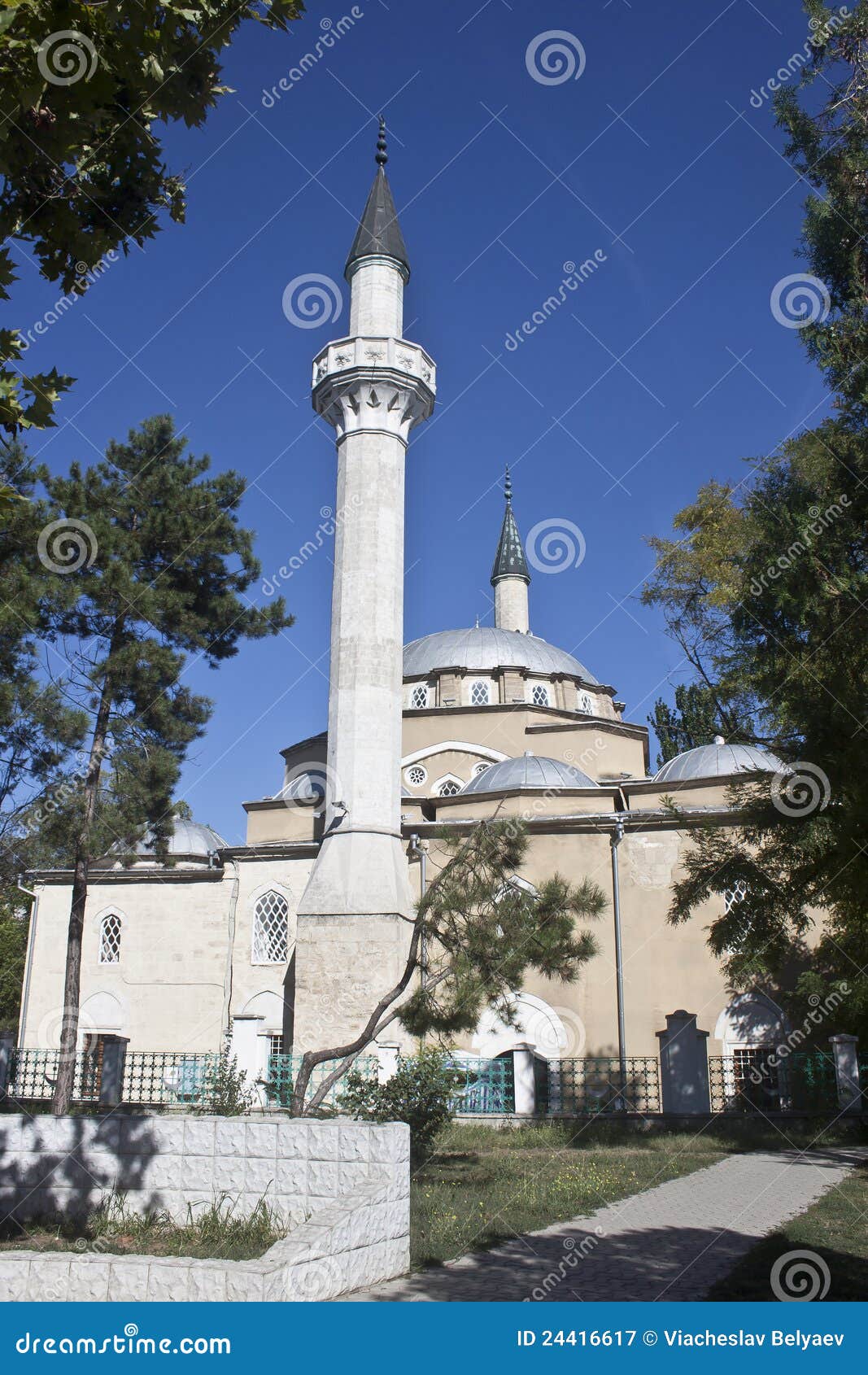 Mesquita De Juma Khan Jami Em Eupatoria Imagem de Stock - Imagem de ...