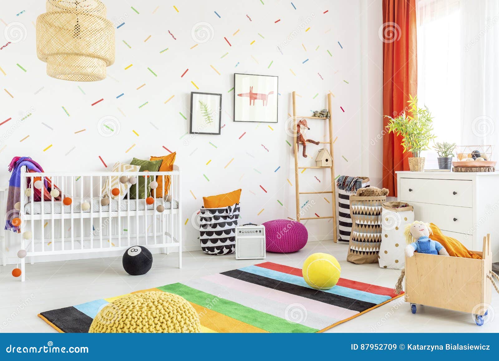 Mess in a baby room stock image. Image of nature, horizontal - 87952709