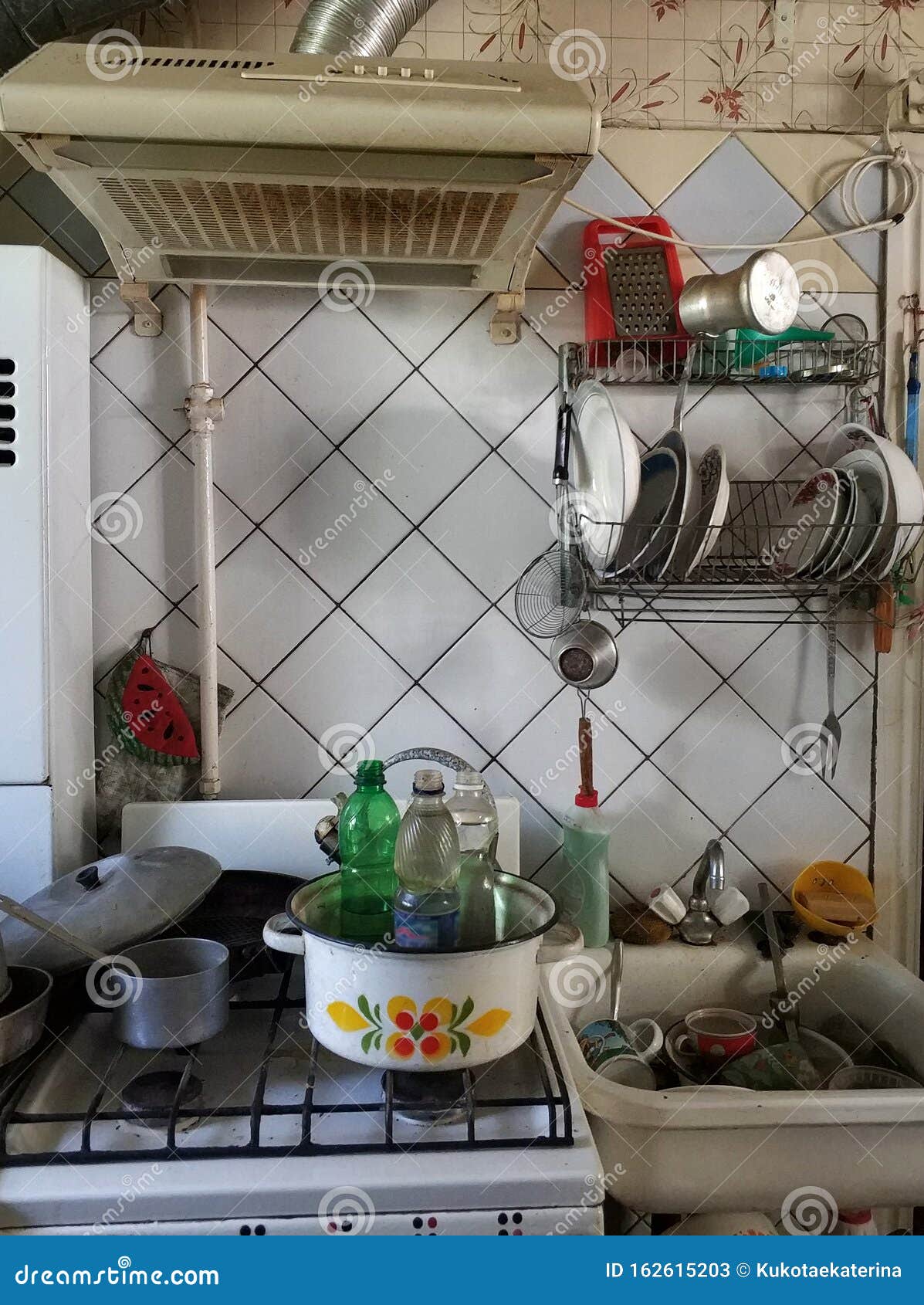 Mess and Dump. an Old Room with Lots of Things. Devastation Stock Image ...