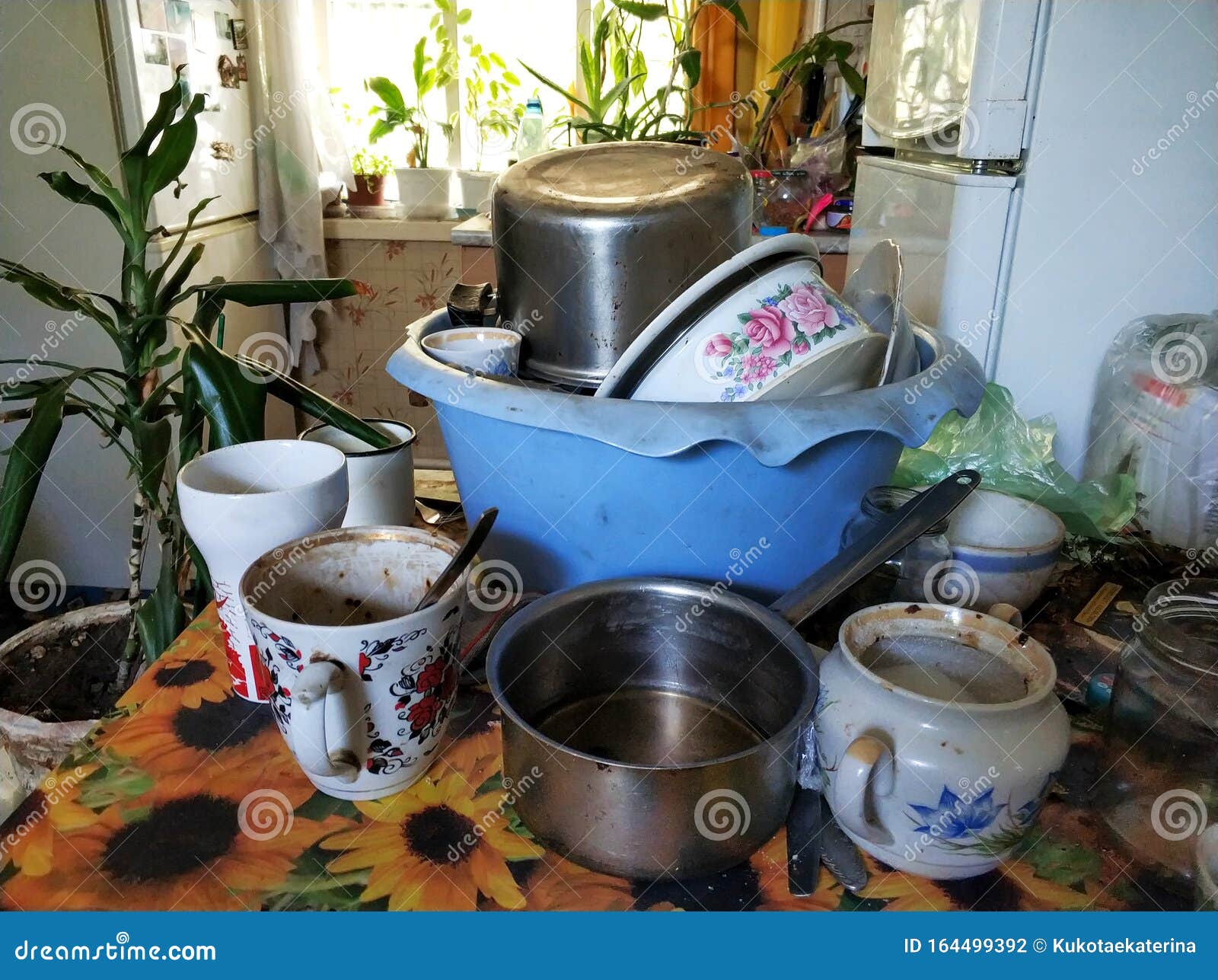 Mess and Dump. an Old Room with Lots of Things. Devastation Stock Photo ...