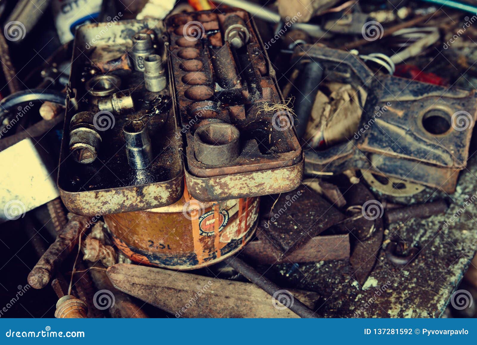 A mess stock photo. Image of wooden, preparation, pollution - 137281592