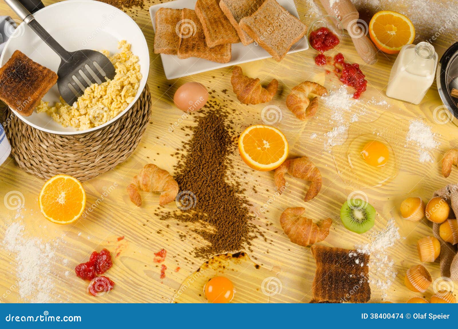 Mess stock photo. Image of coffee, mess, cooking, disorganized - 38400474