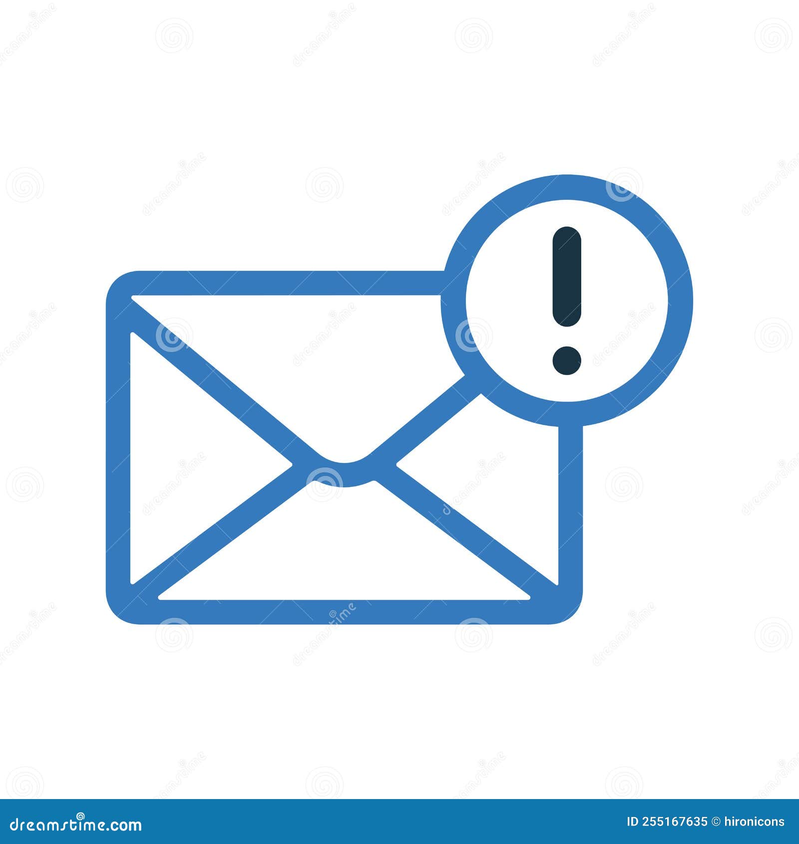Message, Alert, Mail, User Icon. Simple Editable Vector Graphics Stock ...