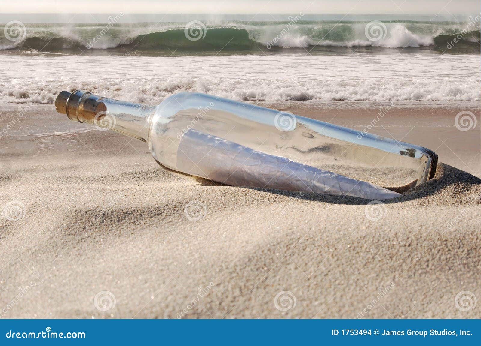 Message in a bottle stock photo. Image of note, anonymous - 1753494