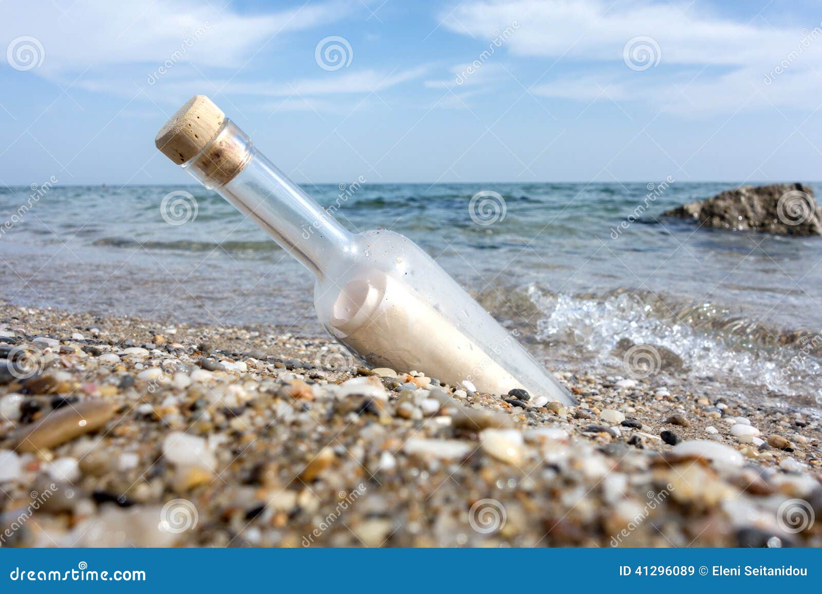 Message in a Bottle stock image. Image of help, beach - 41296089