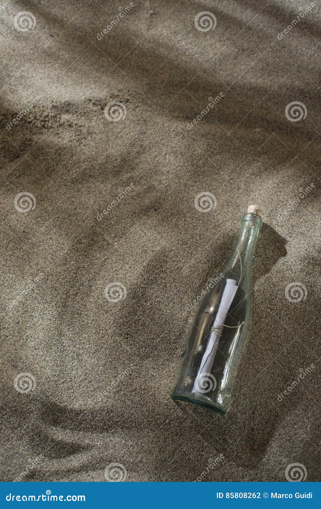 Message in a Bottle at the Beach Stock Photo - Image of receiving ...
