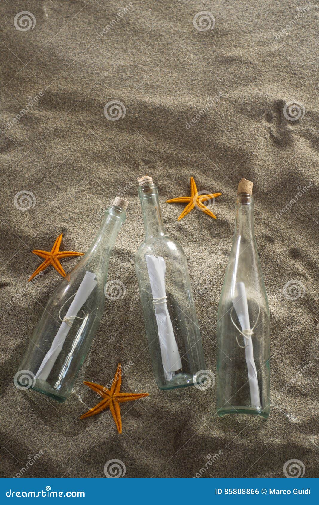 Message in a Bottle at the Beach Stock Photo - Image of last, message ...