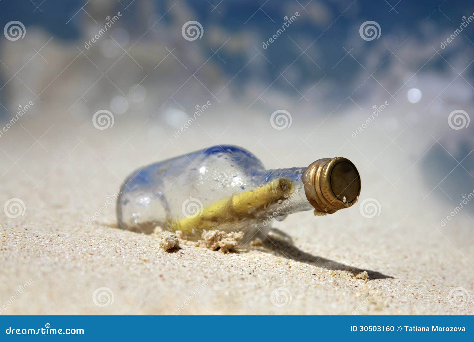 Message in a bottle stock photo. Image of message, trees - 30503160