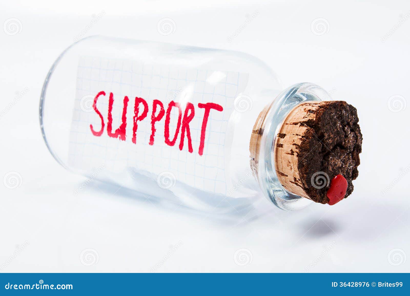 Message in a Bottle with Text Support Stock Photo - Image of bottle ...