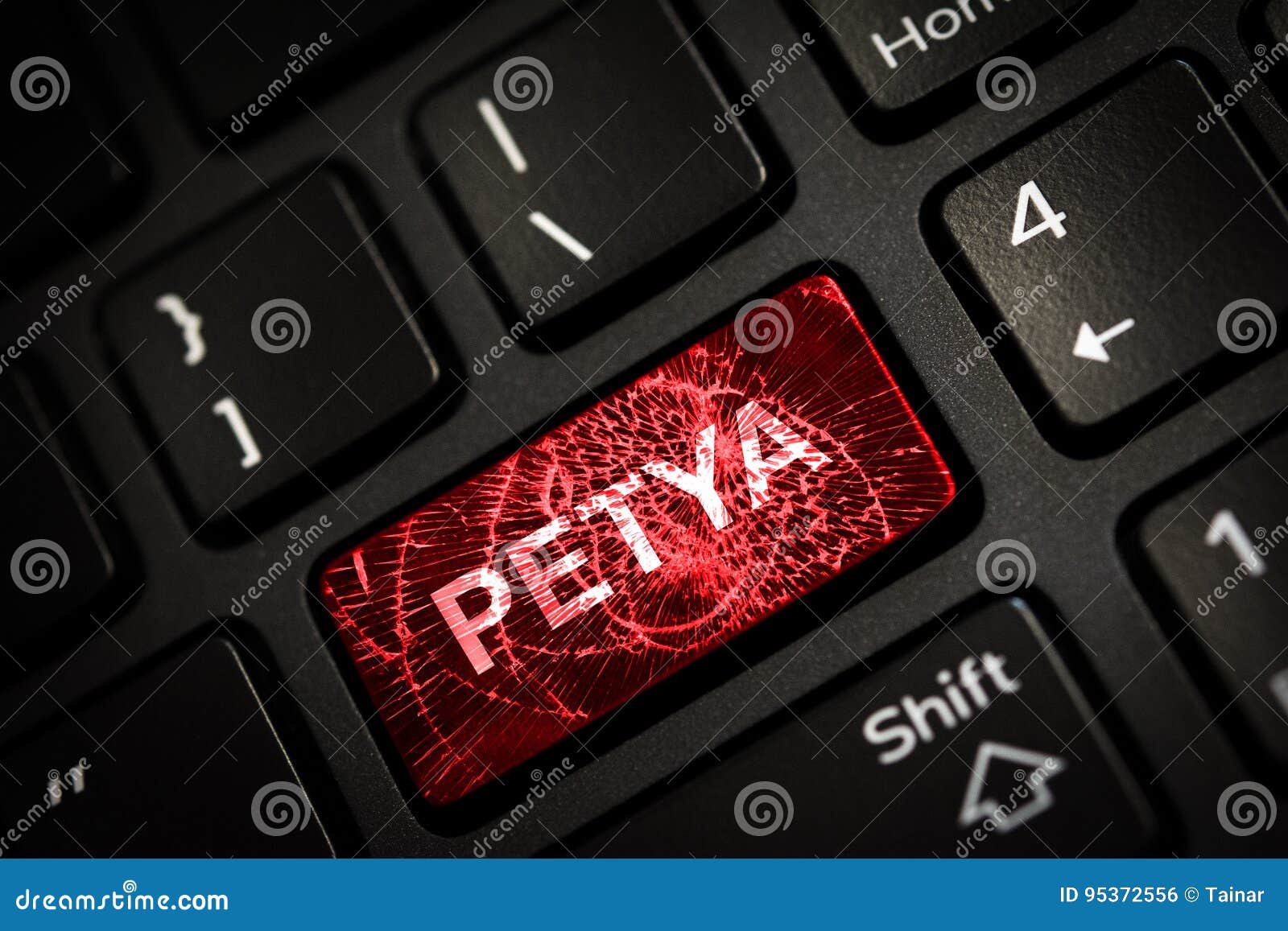 Message on Broken Red Enter Key of Keyboard Stock Photo - Image of ...