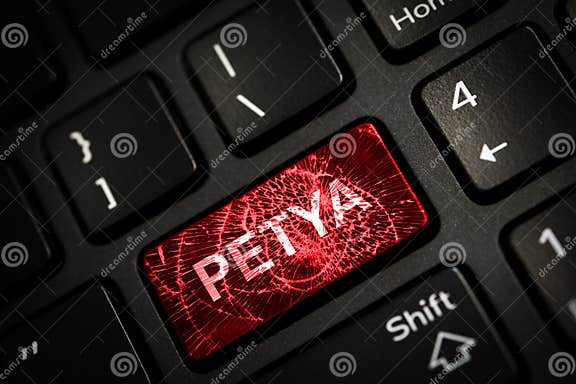 Message on Broken Red Enter Key of Keyboard Stock Photo - Image of ...