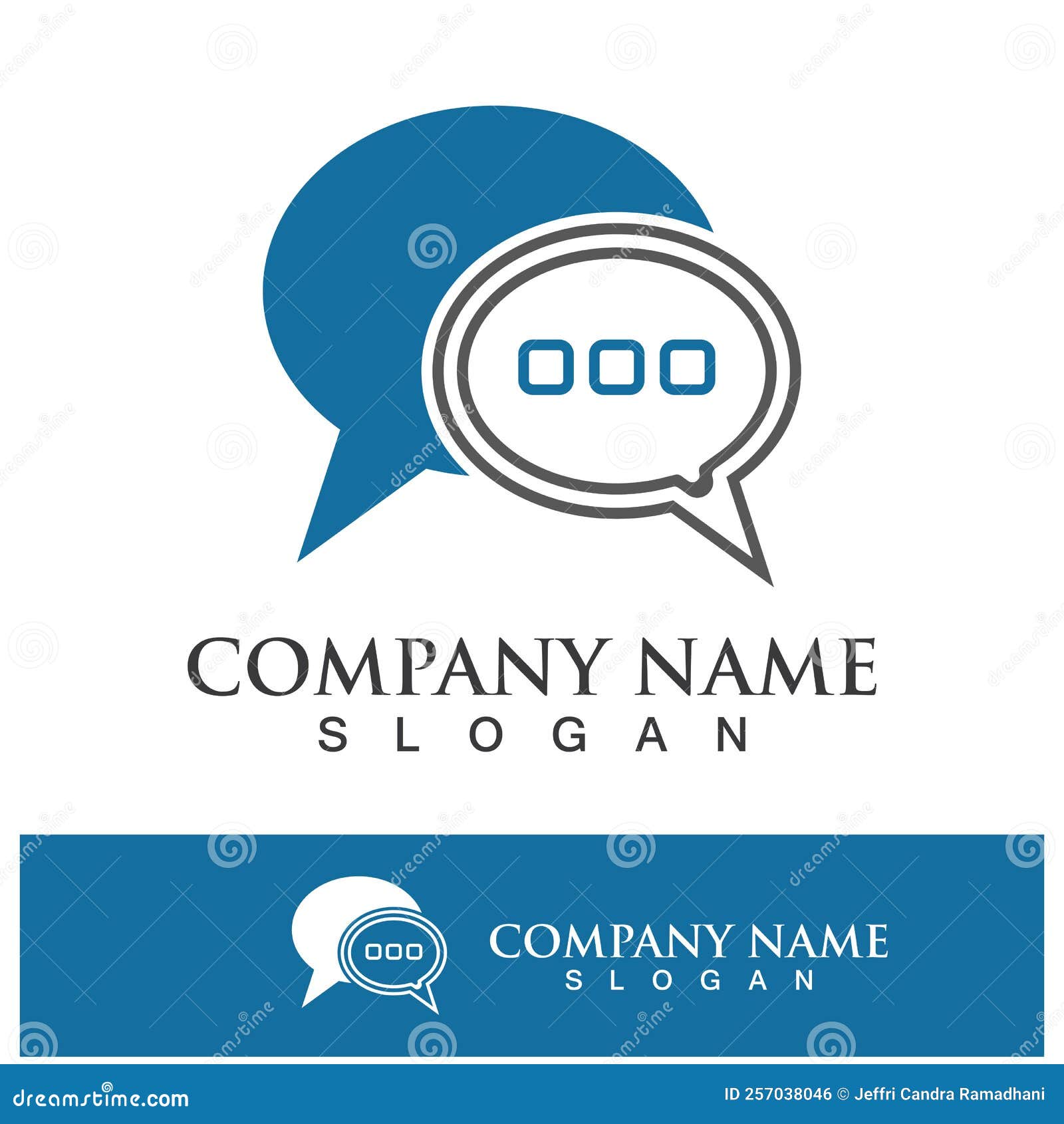 Message Bubble Logo and Symbol Speech Stock Vector - Illustration of ...