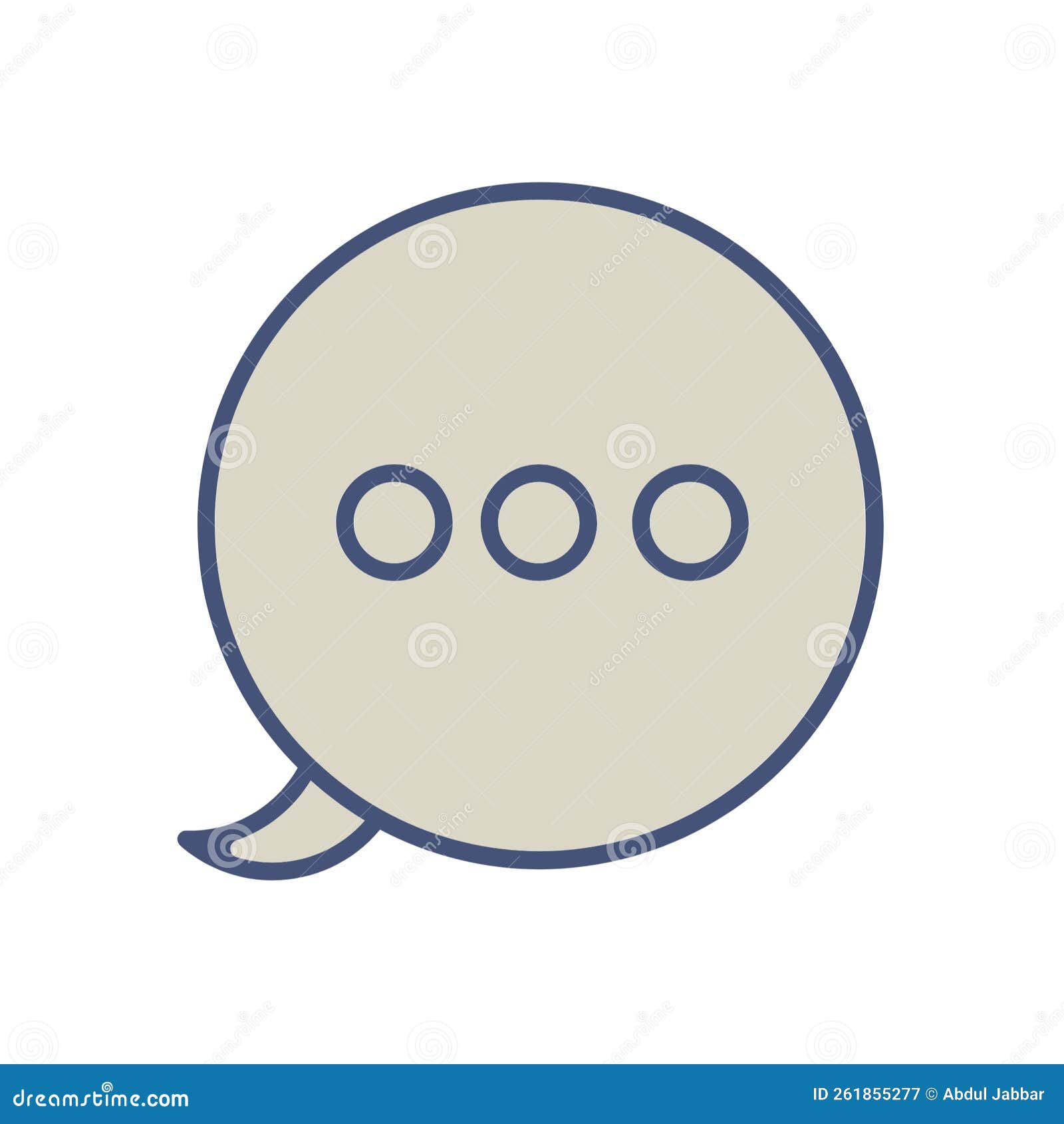 Message Bubble Yellow Color Stock Illustration - Illustration of font ...