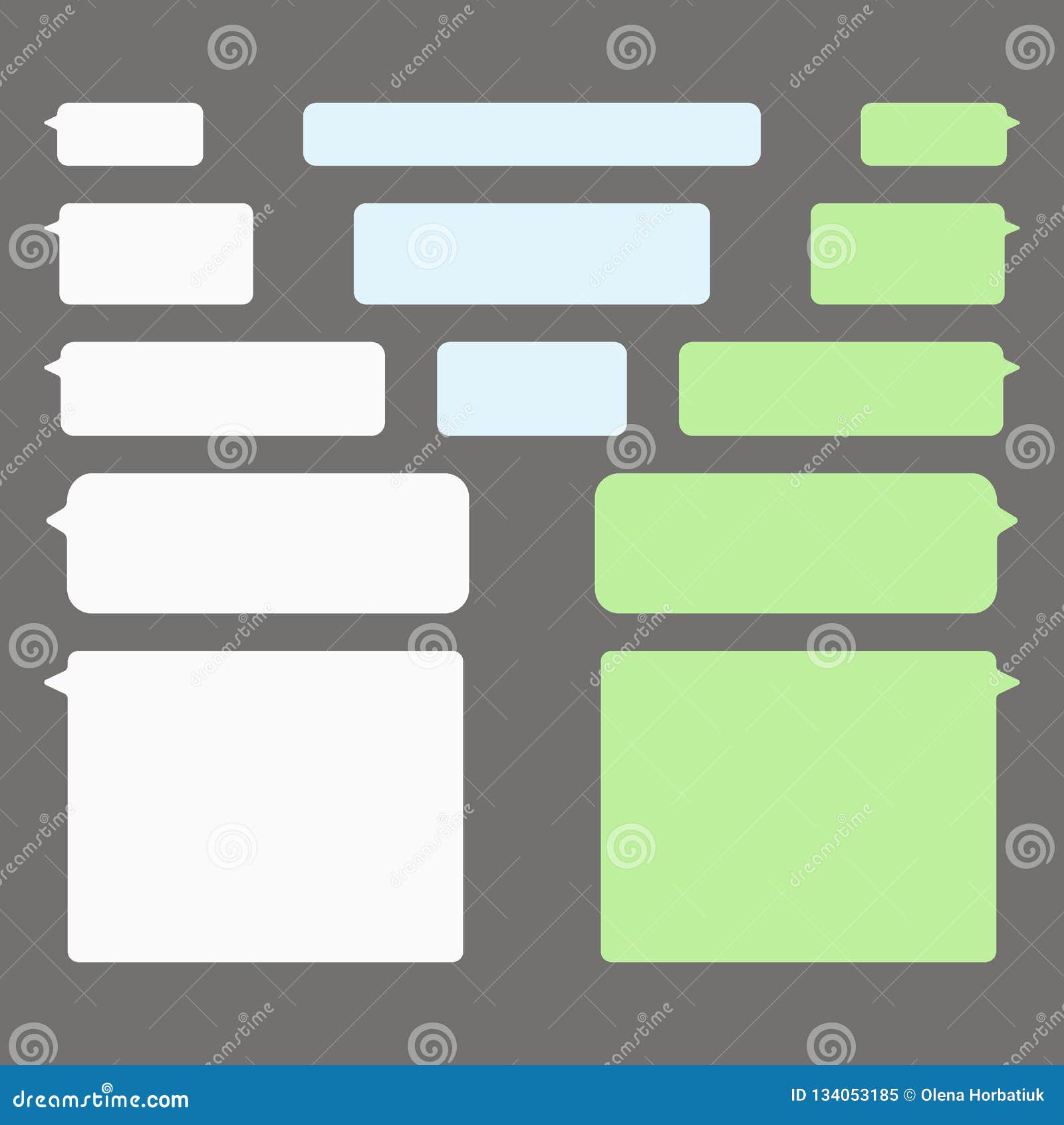 Message Bubbles Chat Vector Icons. Vector Deign Template of Message ... Message Bubbles Chat Vector Icons. Vector Deign Template of Message ...