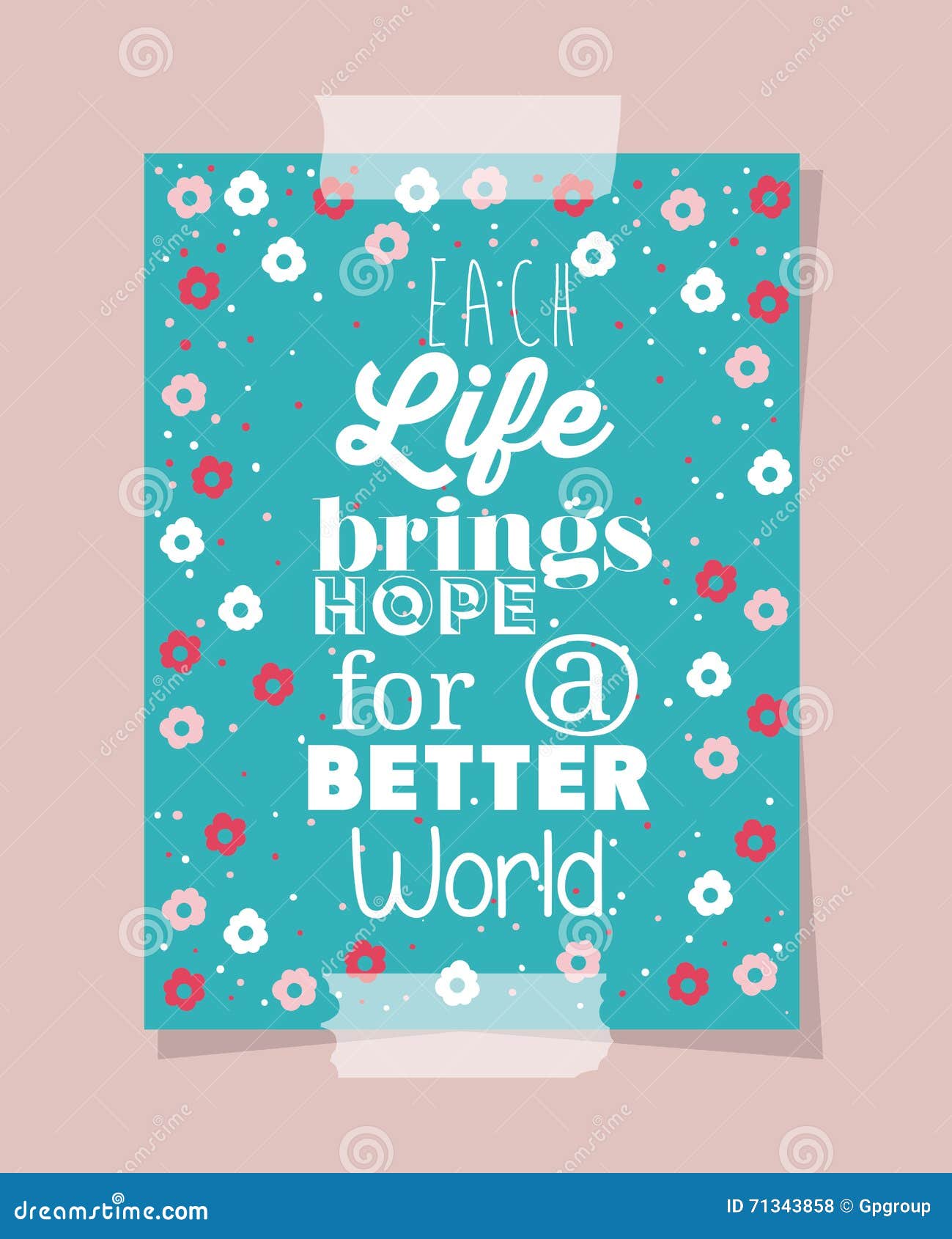 Message in Calligraphy Design Stock Vector - Illustration of slogan ...