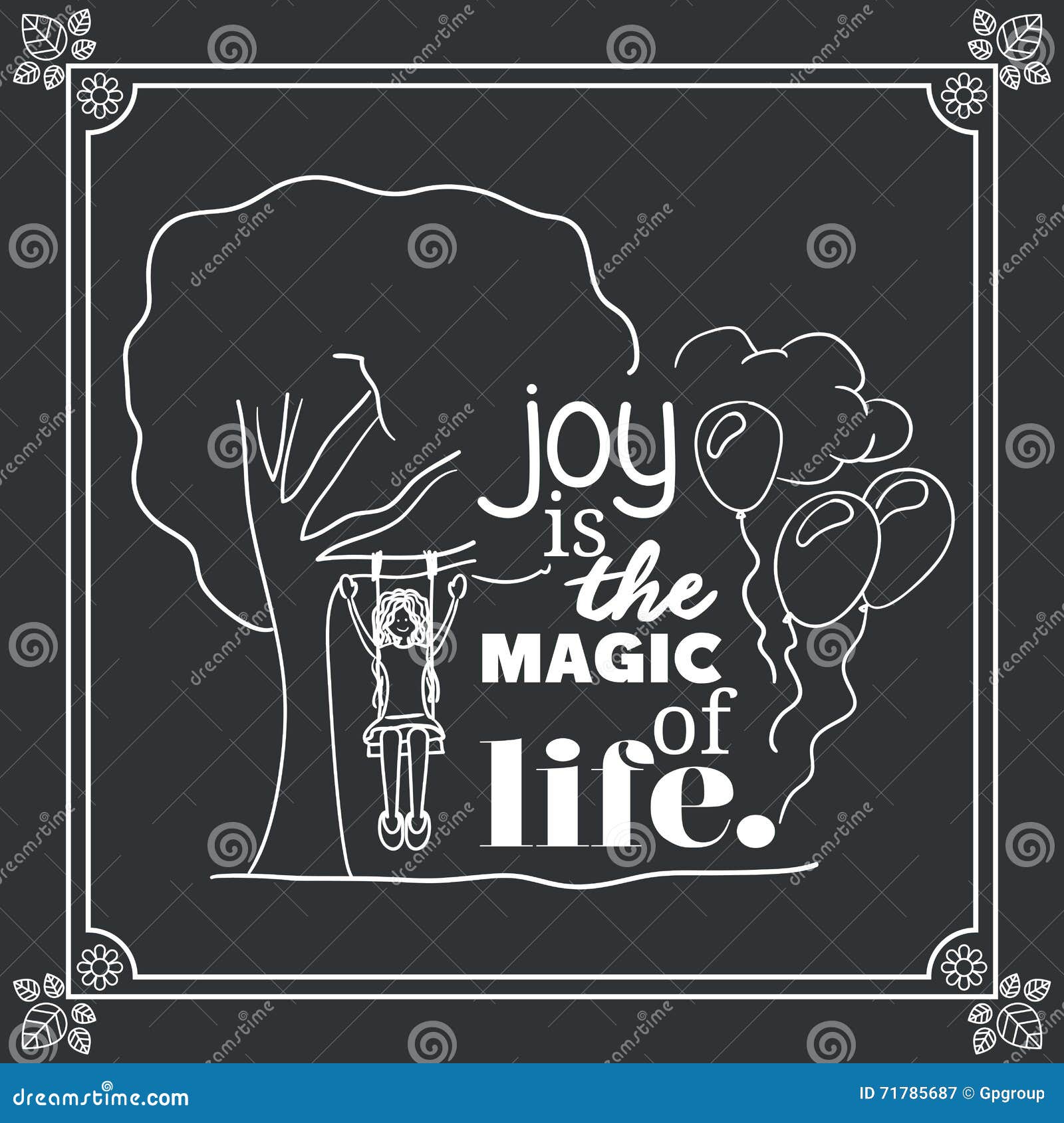 Message in Calligraphy Design Stock Vector - Illustration of gray ...