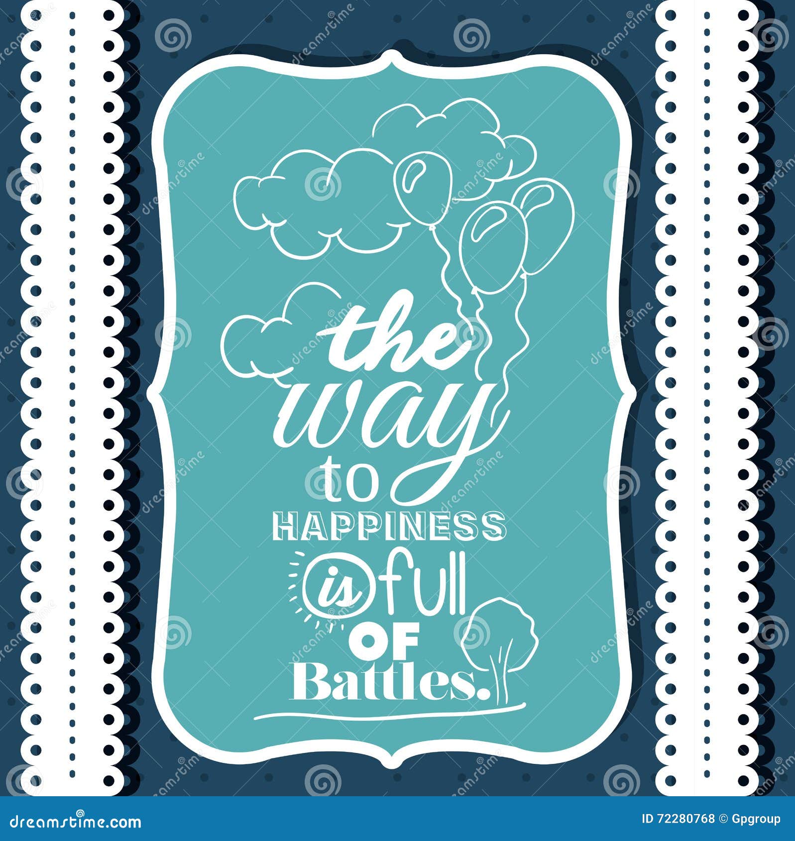 Message in Calligraphy Design Stock Vector - Illustration of quote ...