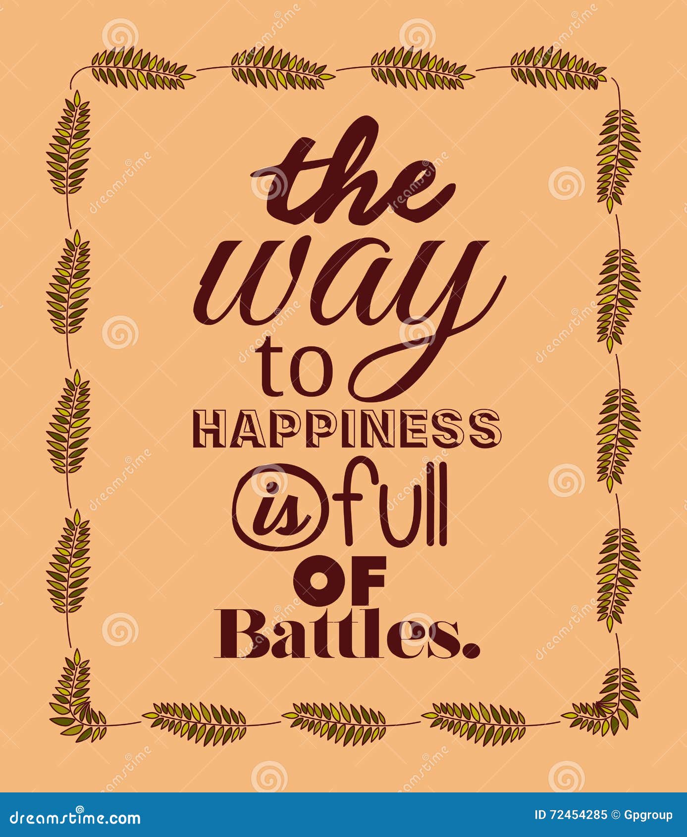 Message in Calligraphy Design Stock Vector - Illustration of vintage ...