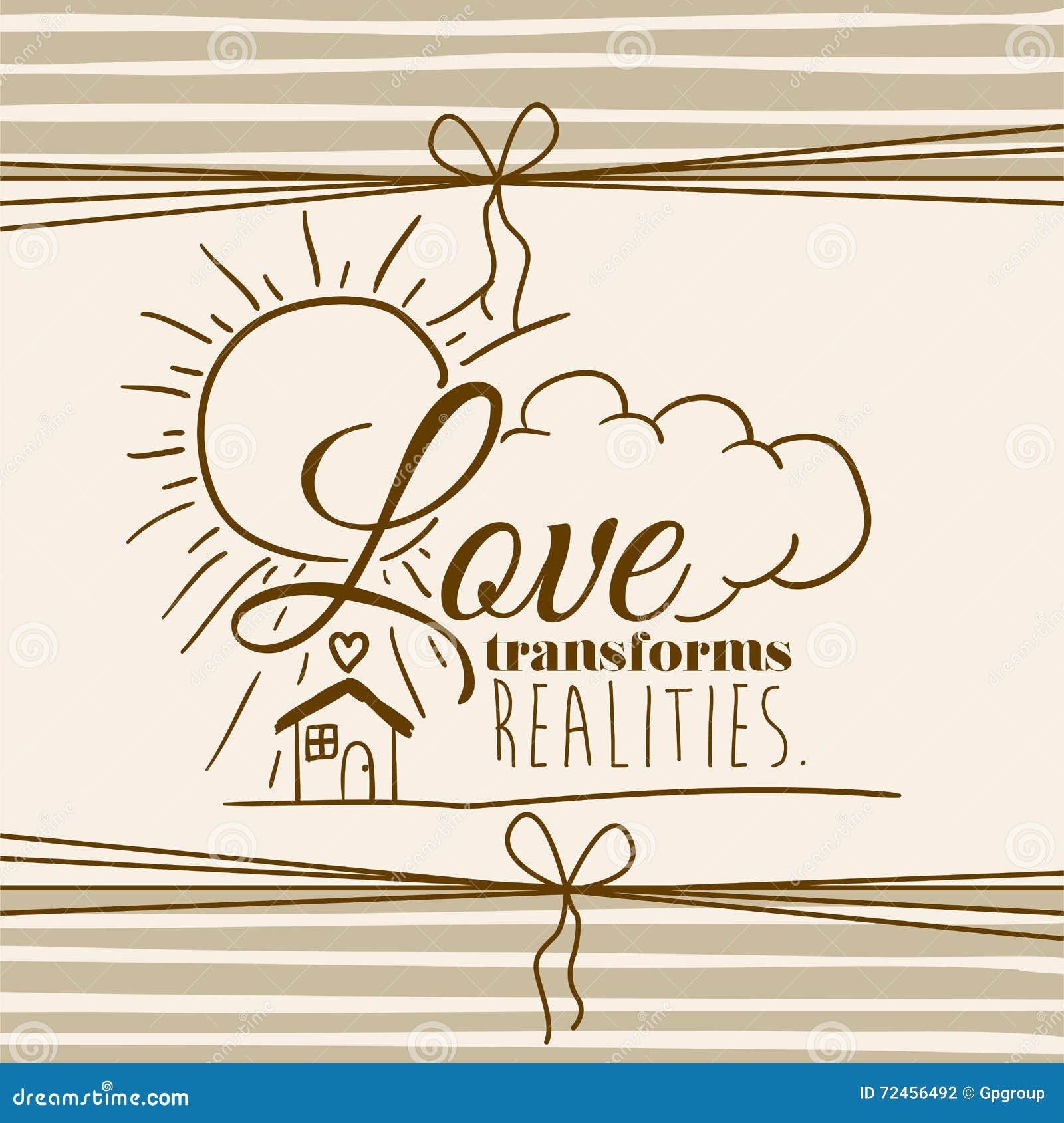 Message in Calligraphy Design Stock Vector - Illustration of decor ...