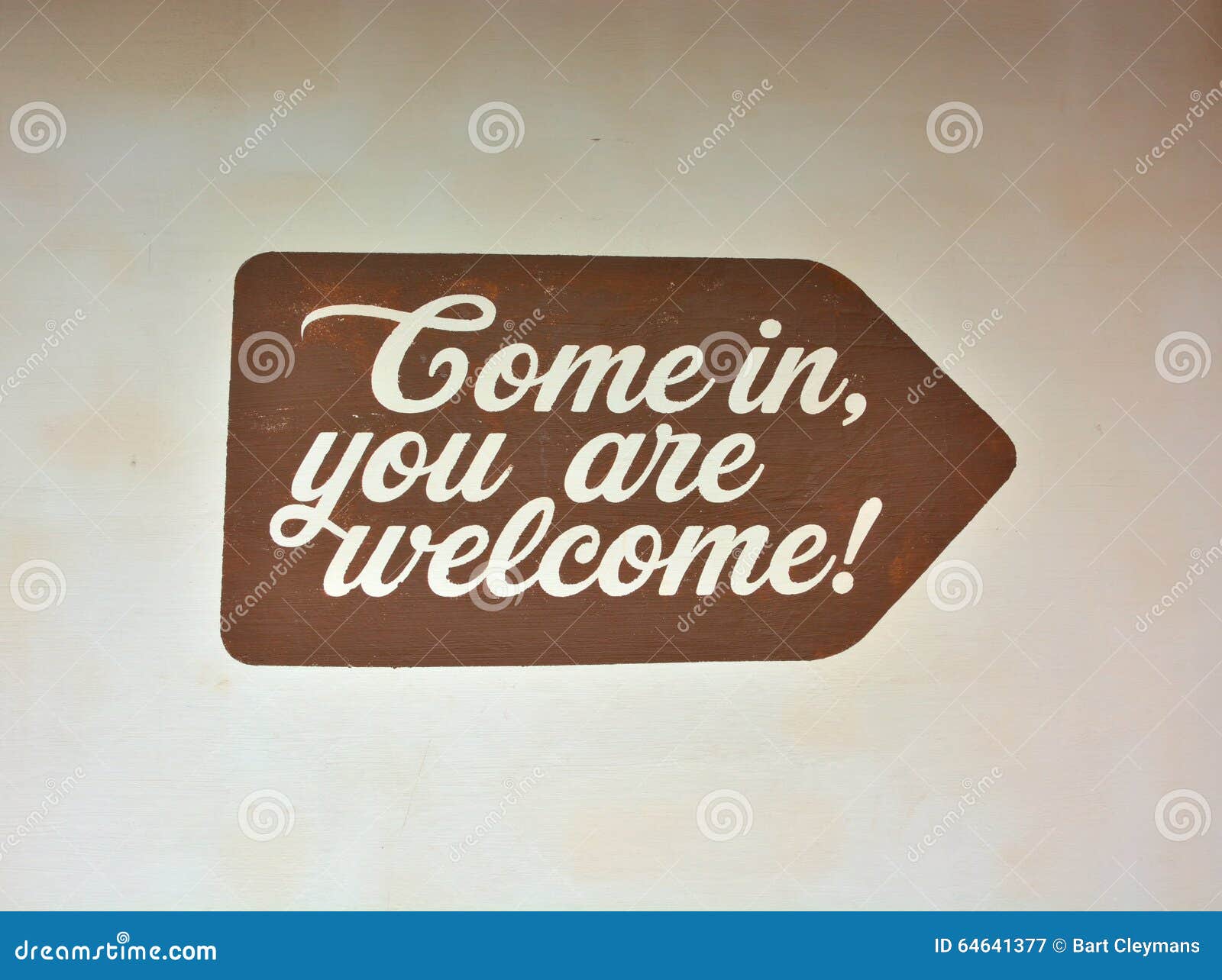 Message Concept: Come in You are Welcome Stock Image - Image of funny ...