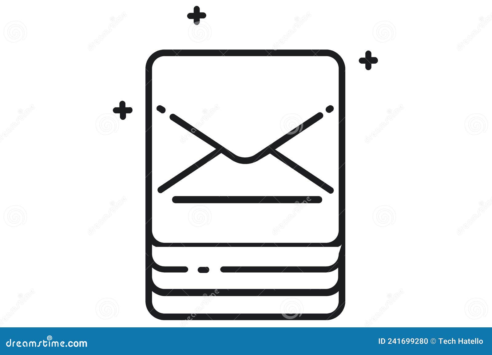 Mail Isolated Vector Illustration Which Can Be Easily Modified or Edit ...