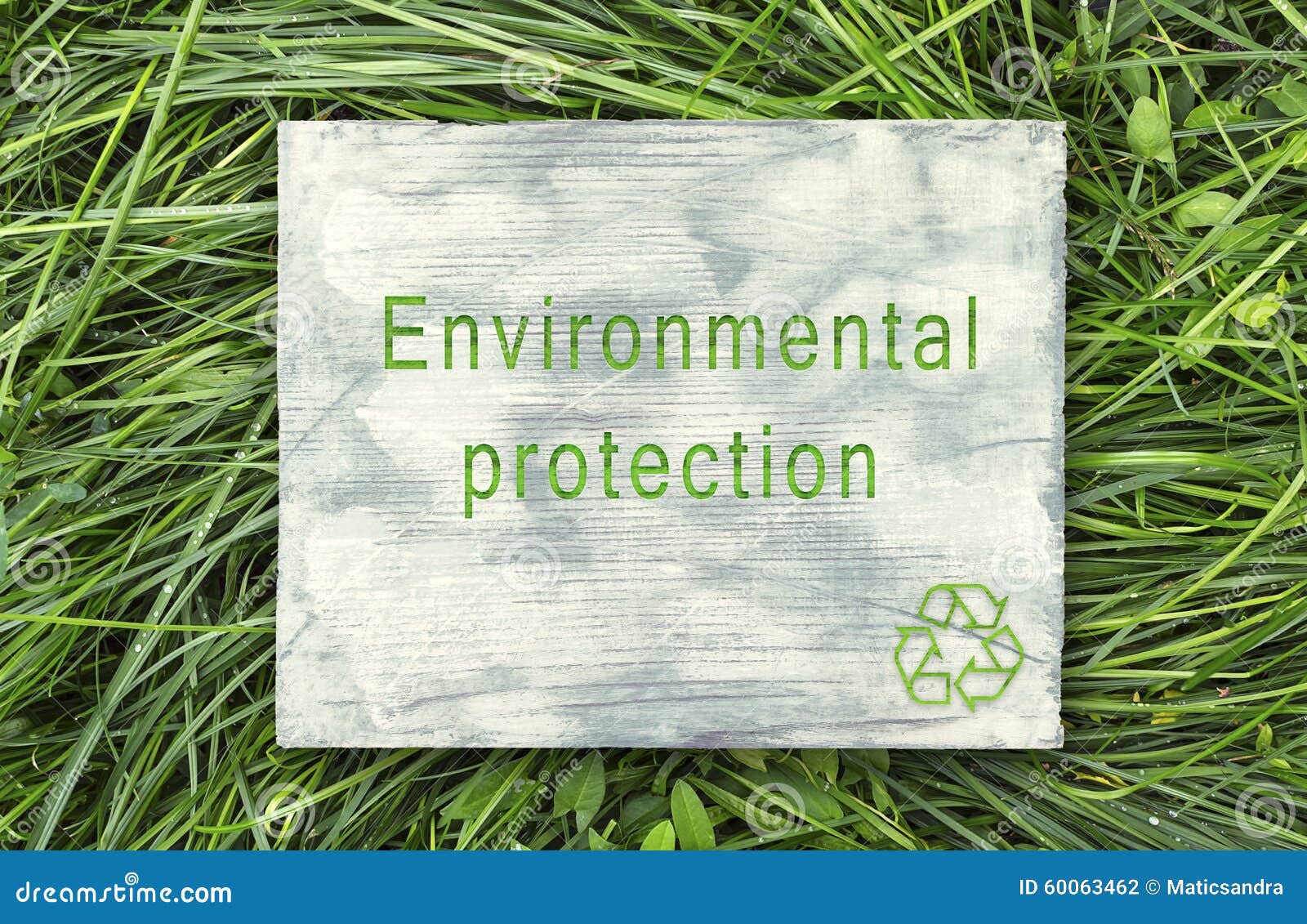 Message about Ecological Awareness. Stock Illustration - Illustration ...