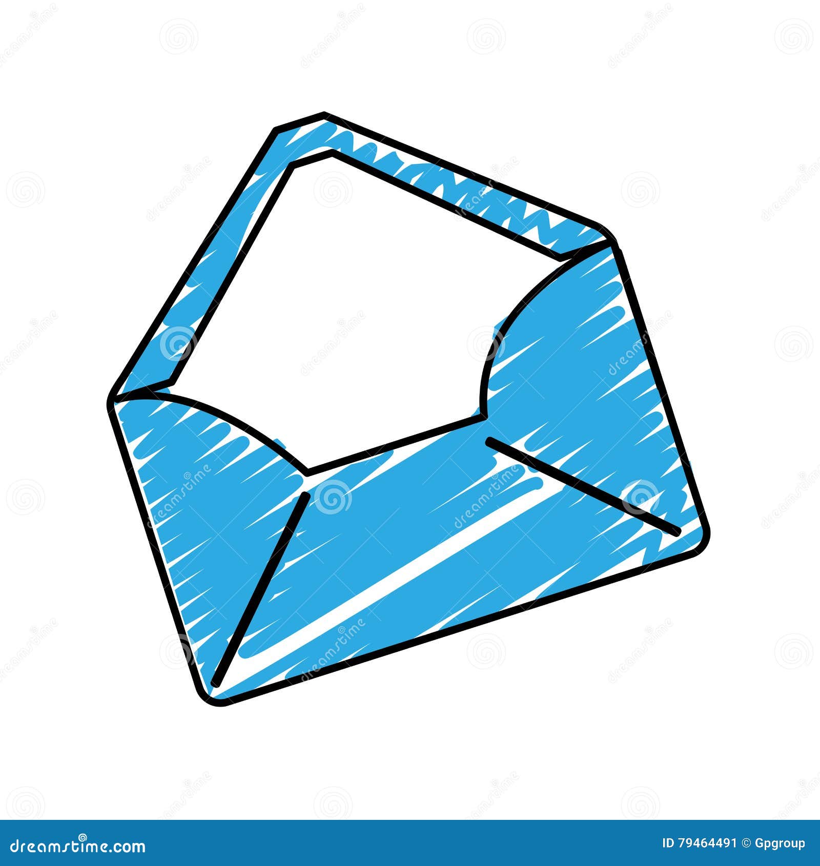 Message Envelope Icon Image Stock Vector - Illustration of post, vector ...