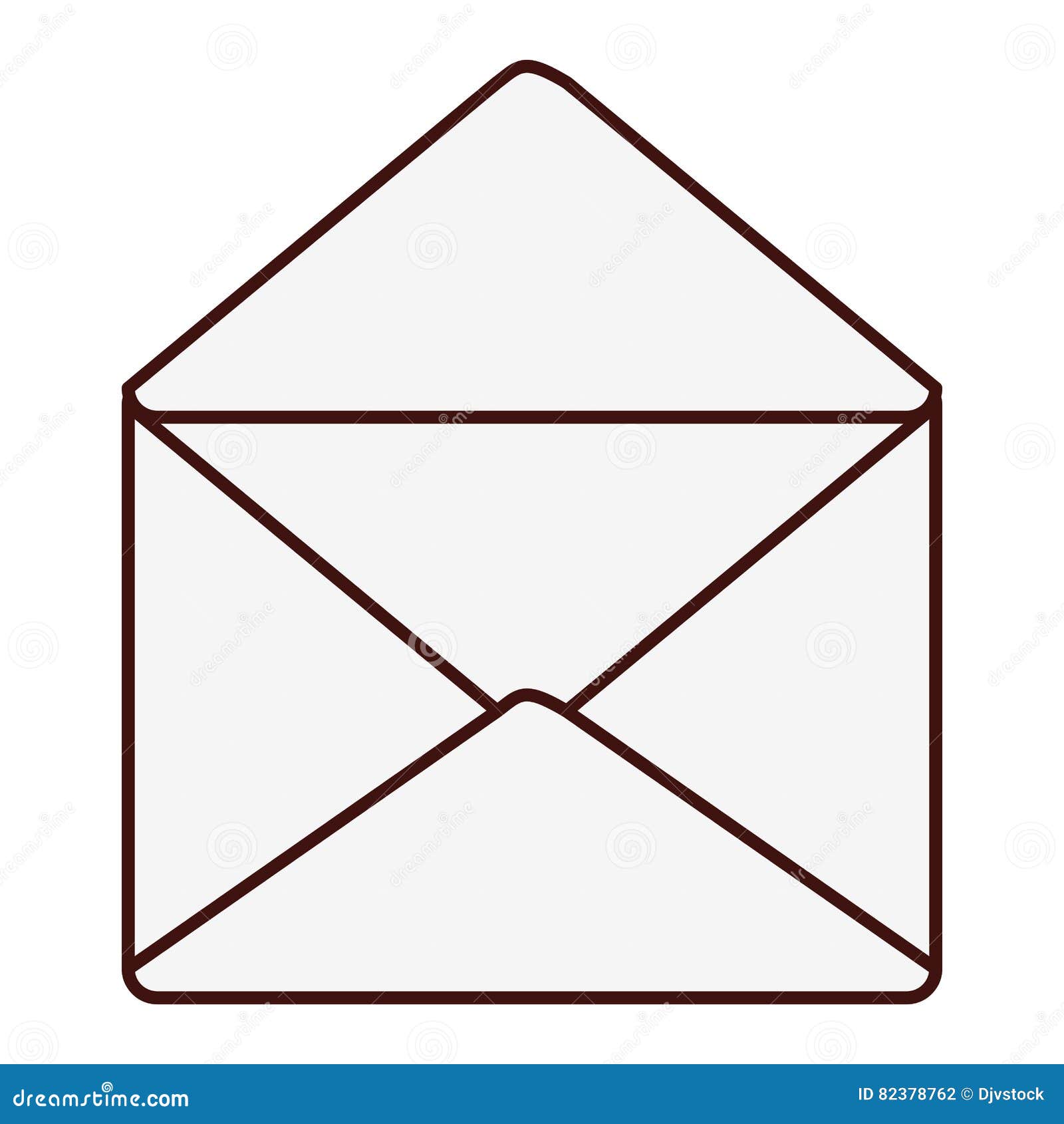 Message Envelope Icon Image Stock Vector - Illustration of design ...