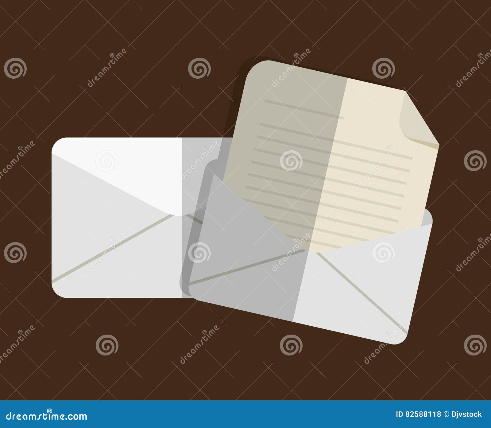 Message Envelope Icon Image Stock Vector - Illustration of design ...