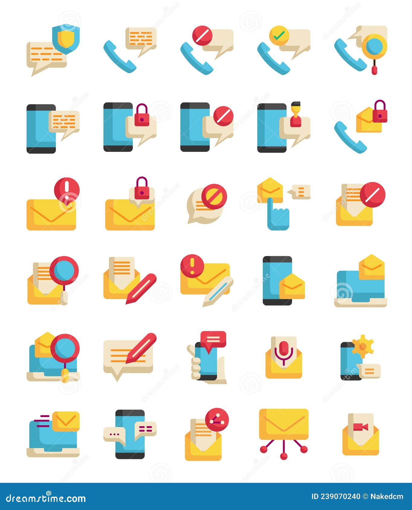 Message flat icon vector stock vector. Illustration of dialog - 239070240