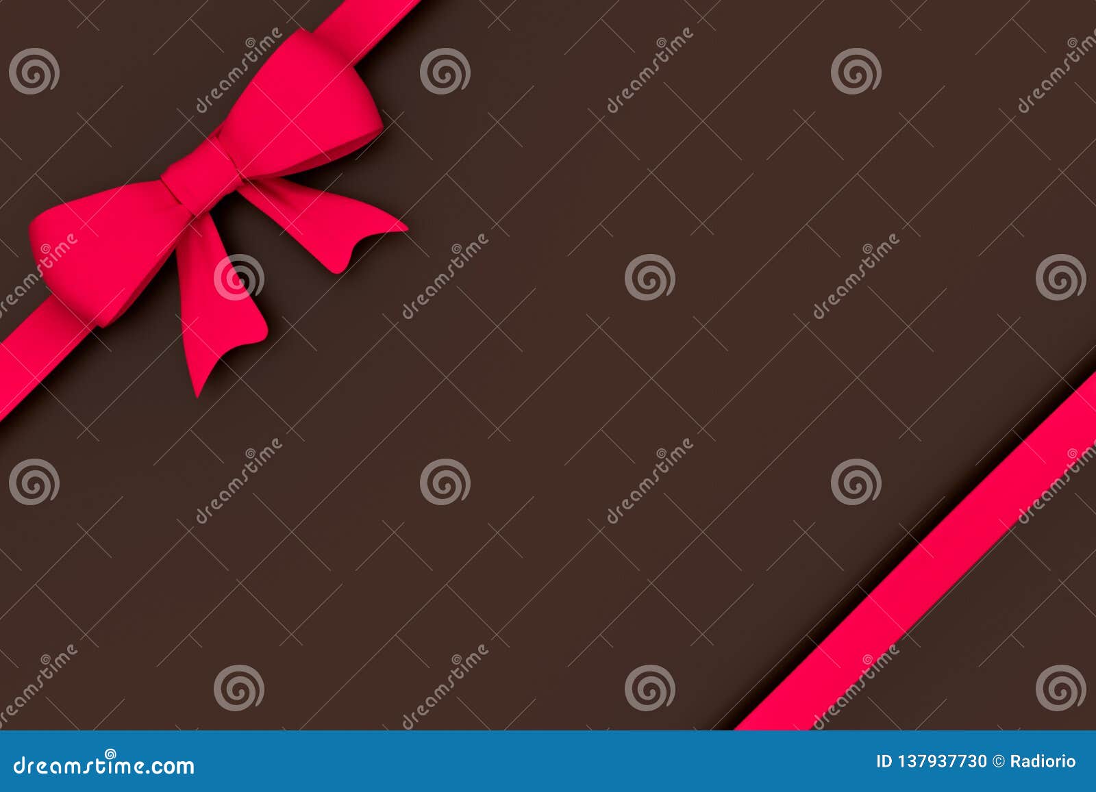 Message frame with ribbon stock photo. Image of message - 137937730