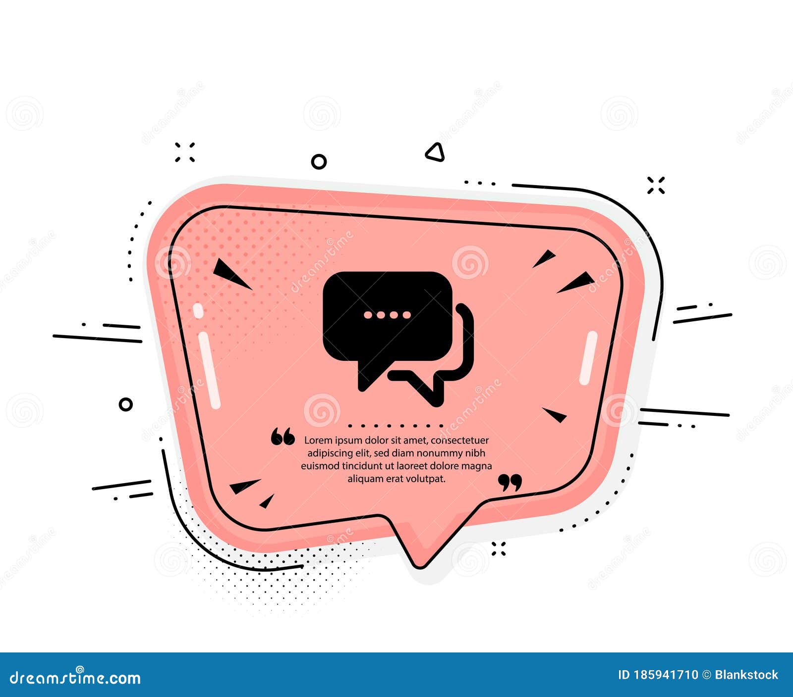 Message Icon. Chat Comment Sign. Speech Bubble. Vector Stock Vector ...