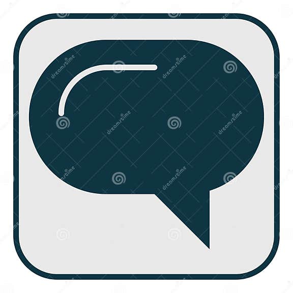 Message icon, icon stock vector. Illustration of isolated - 259396717