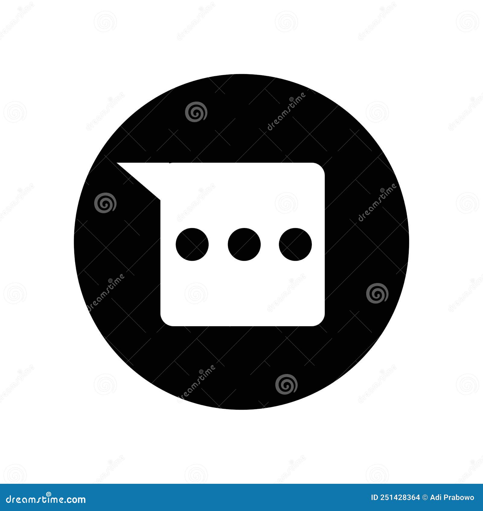 Message Icon Logo Vector Design Stock Vector - Illustration of sign ...