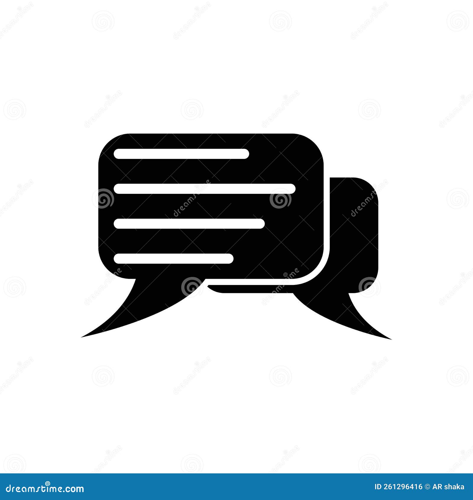 Message Icon Logo, Vector Design Stock Vector - Illustration of design ...