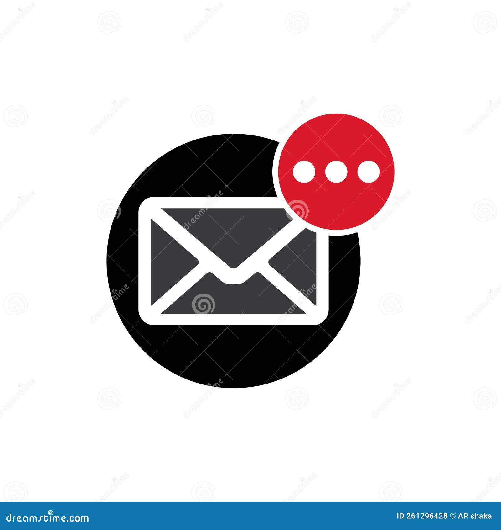 Message Icon Logo, Vector Design Stock Vector - Illustration of address ...