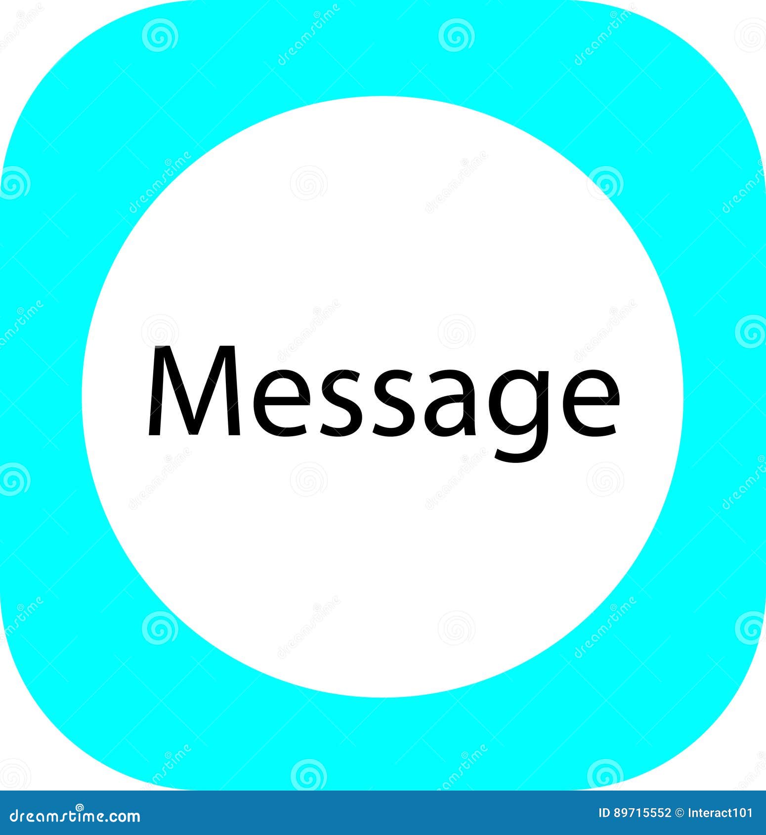 The message icon stock vector. Illustration of received - 89715552