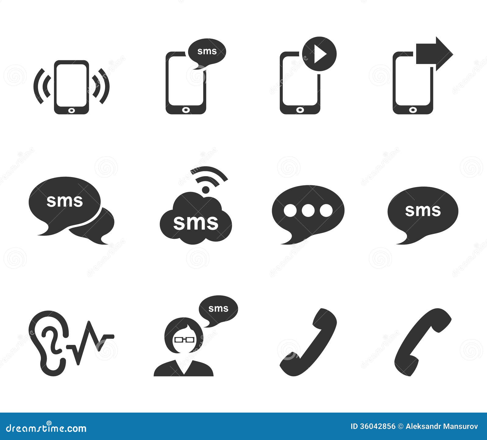 Message an icon stock vector. Illustration of innovation - 36042856