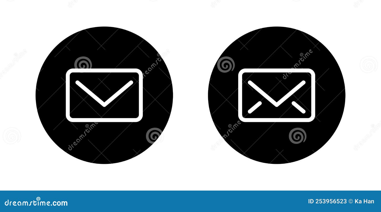 Message Icon Vector Isolated on Circle Background. Messages Sign Symbol ...