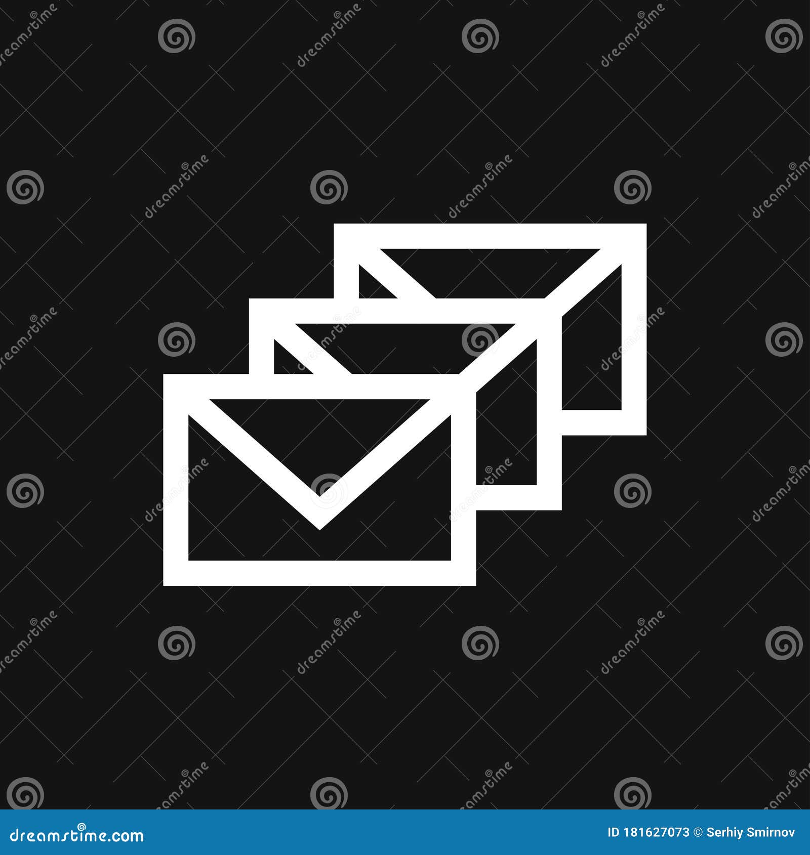 Message Icon, Vector Symbol for Design. Cat Sign Stock Illustration ...