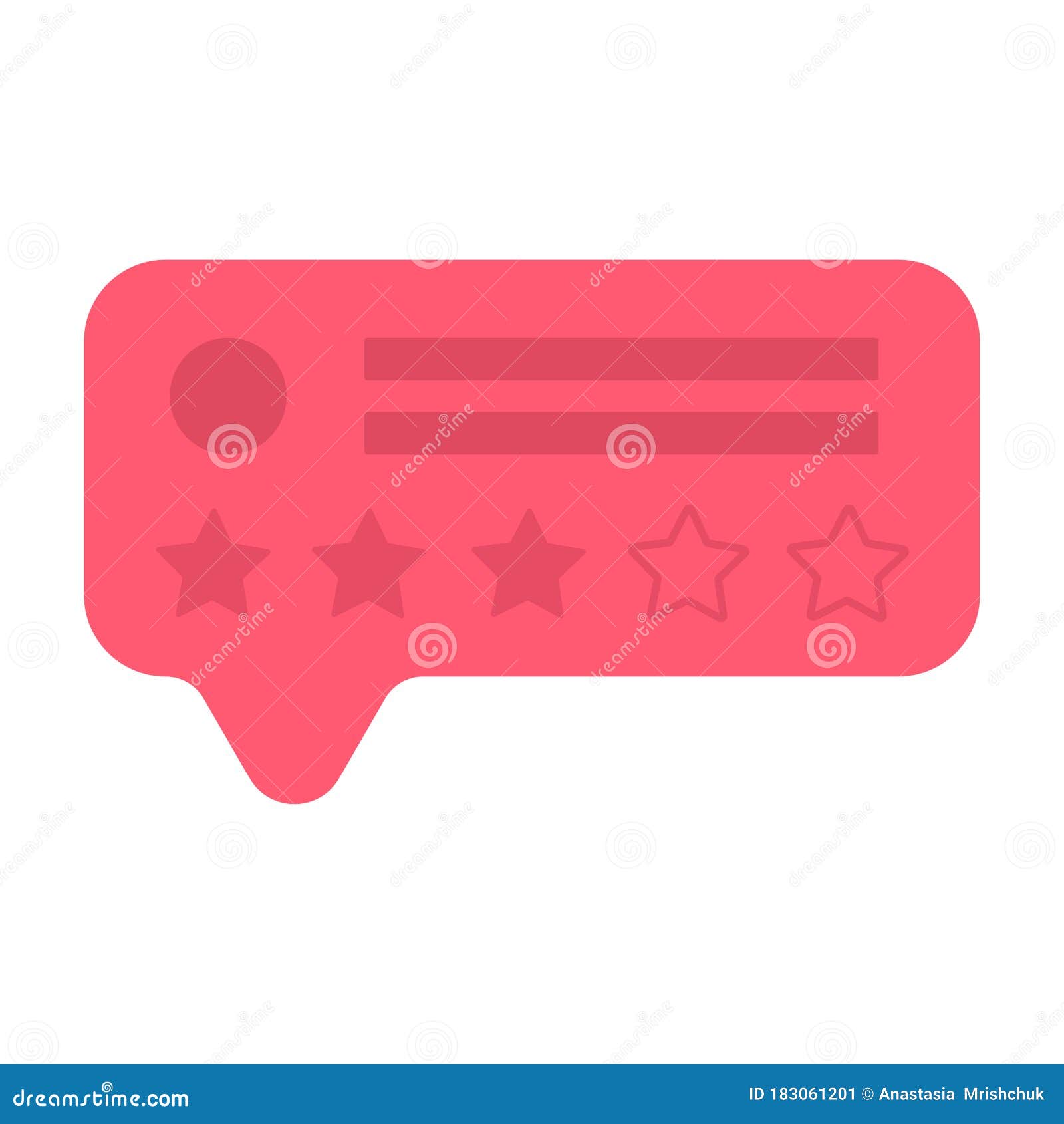 Message Icon on a White Background. Vector Illustration Stock ...