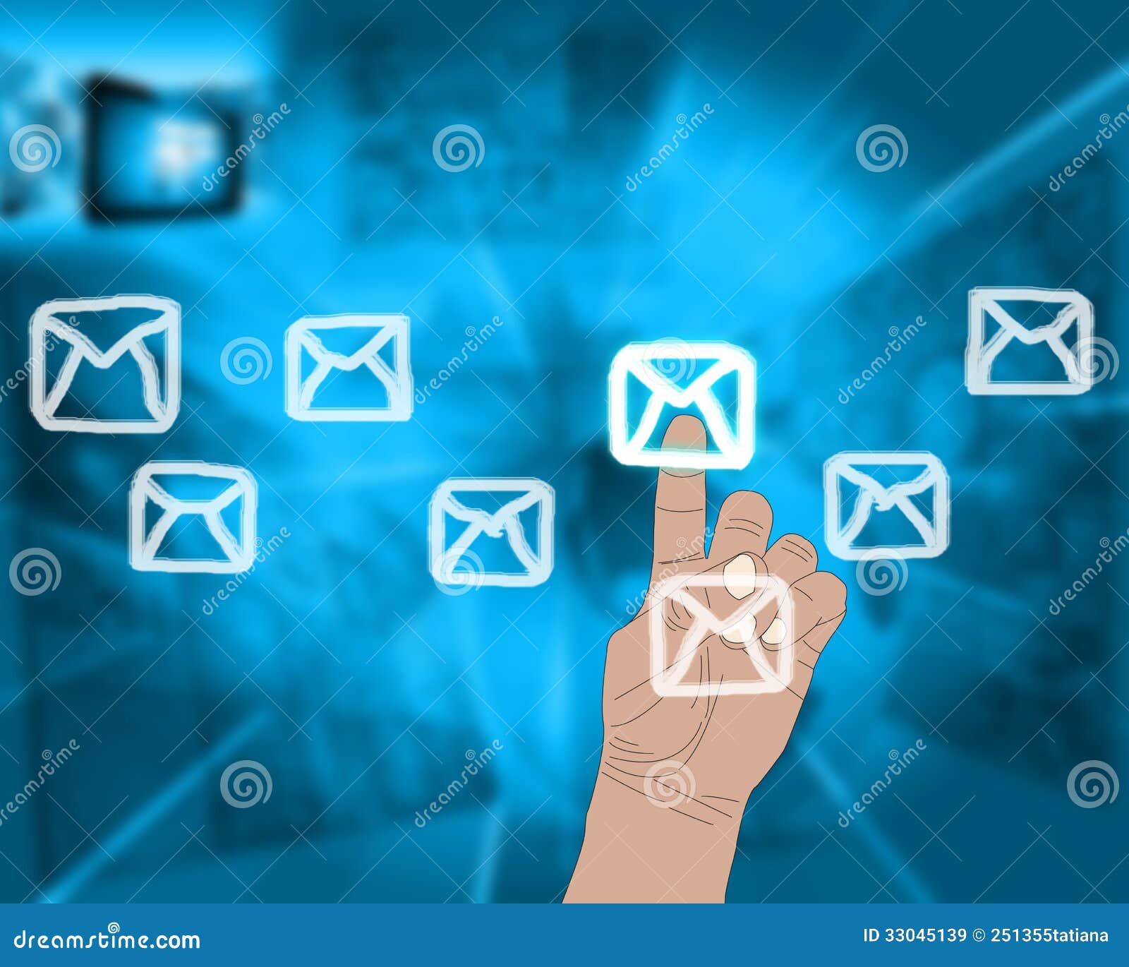 Message Interface stock image. Image of digital, global - 33045139