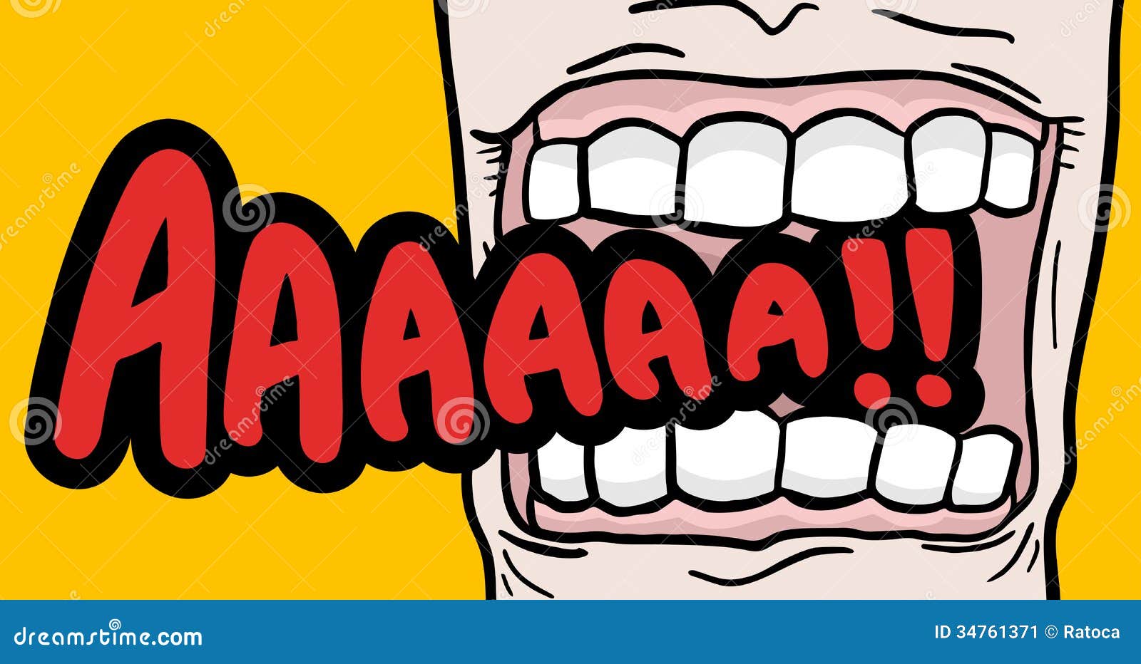 Message mouth stock vector. Illustration of teeth, doll - 34761371