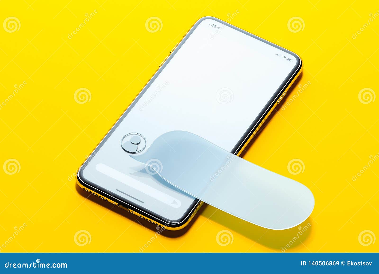 Message Notification. Speech Bubble on Mobile Phone. Social Media. 3d ...