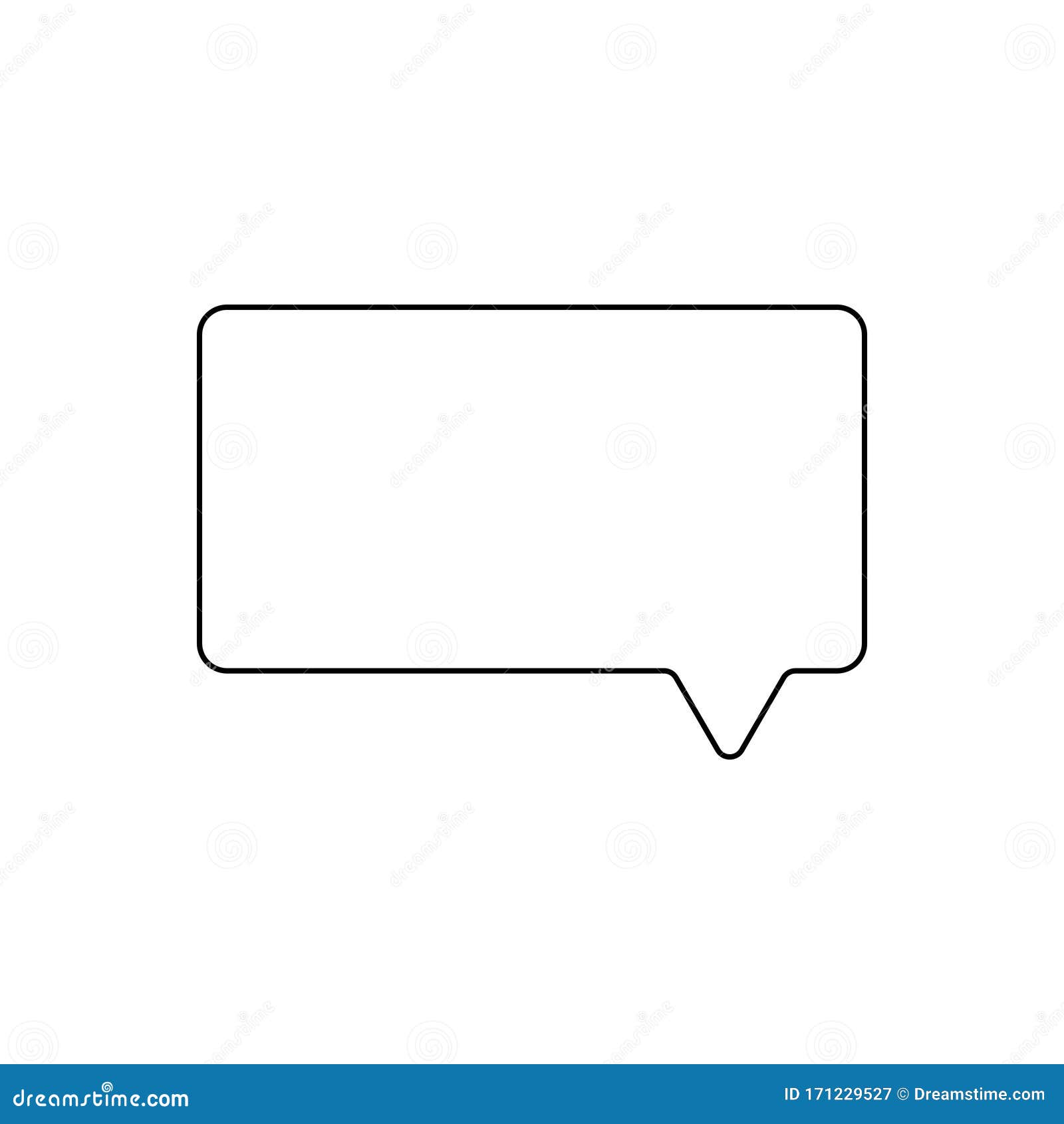 Message Outline Icon. Symbol, Logo Illustration for Mobile Concept and ...
