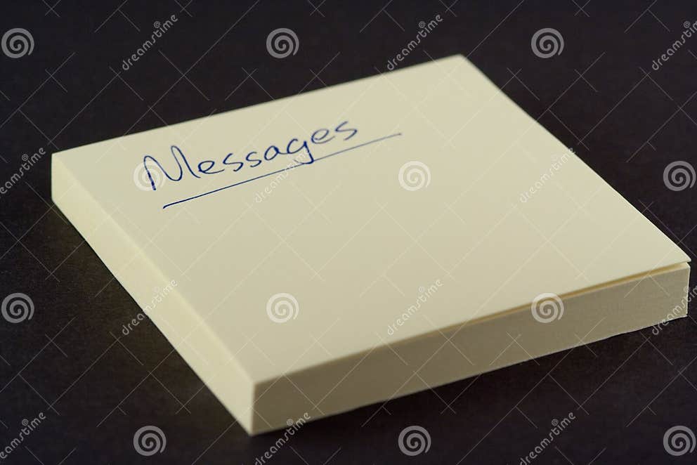Message Pad stock image. Image of business, note, jotter - 588811